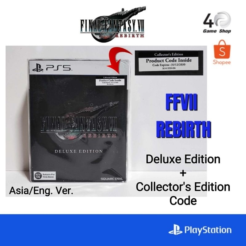 Final Fantasy VII : Rebirth [FFVII][PS5 Deluxe Edition] | Shopee Thailand