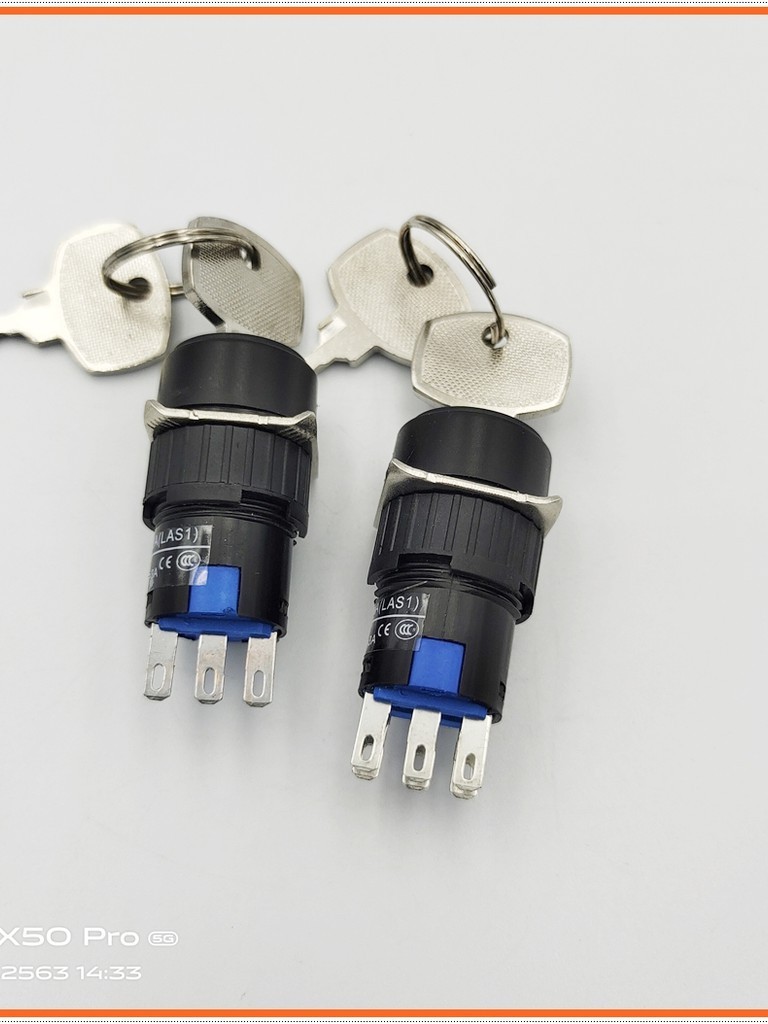 MODEL: LA16Y-11Y/LA16Y-22Y/ KEY SWITCH 16MM.สวิตซ์กุญแจ16มิล 2จังหวะ ...