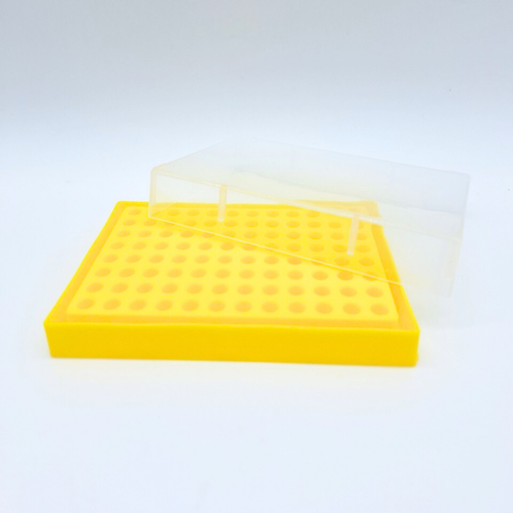 96well PCR Rack with cover แท่นวางหลอดพีซีอาร์พร้อมฝาปิด | Shopee Thailand