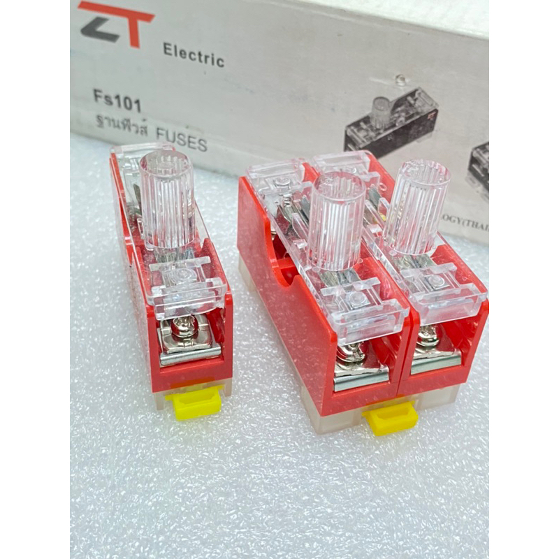 (แพ็ค1ชิ้น) ฐานฟิวส์ FS101 มี1ช่อง,2ช่อง 10A ฐานฟิวส์FS101 FS-101 FS-10 ...
