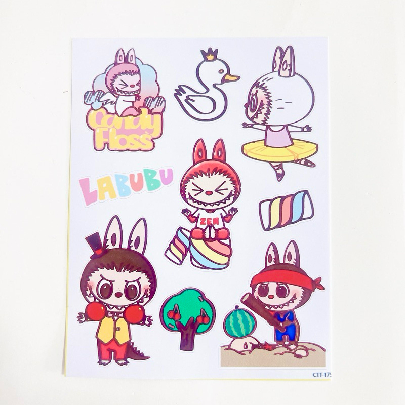 สติกเกอร์ลาบูบู้ Labubu ลาบูบู้ ลาบูบู้มาการอง 🇹🇭สินค้าพร้อมส่ง ...