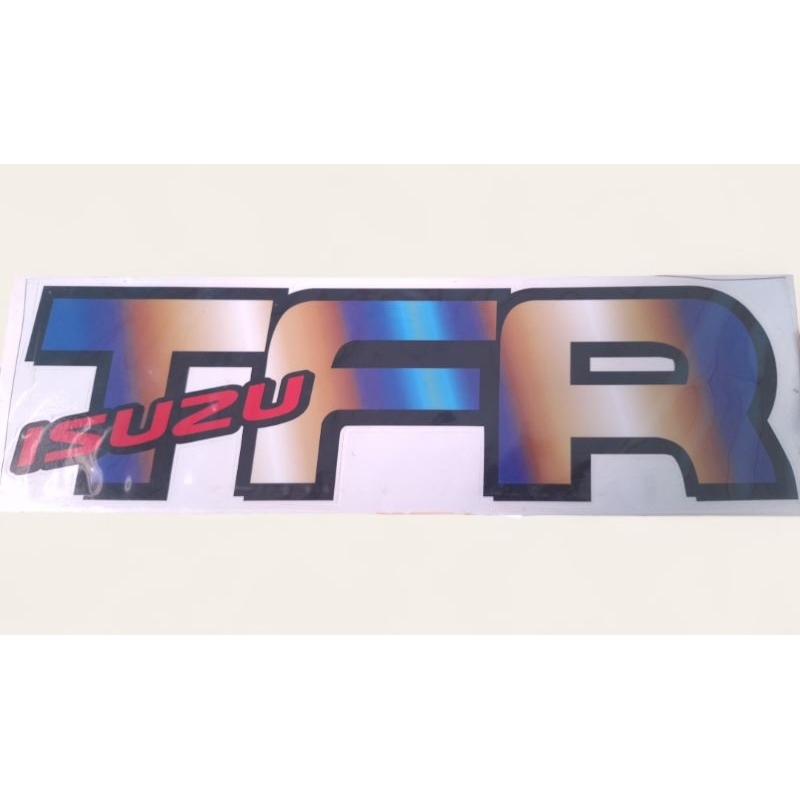 สติ๊กเกอร์TFR 2 แผ่นสีไทเท สติ๊กเกอร์ซิ่ง สวยงามทนทาน มีฟิล์มกันน้ำ ...