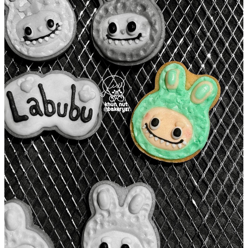 labubu cookies คุกกี้รอยัลไอซิ่งน้องลาบูบู้ ขนาด 4.2*5.3 ซม. | Shopee ...
