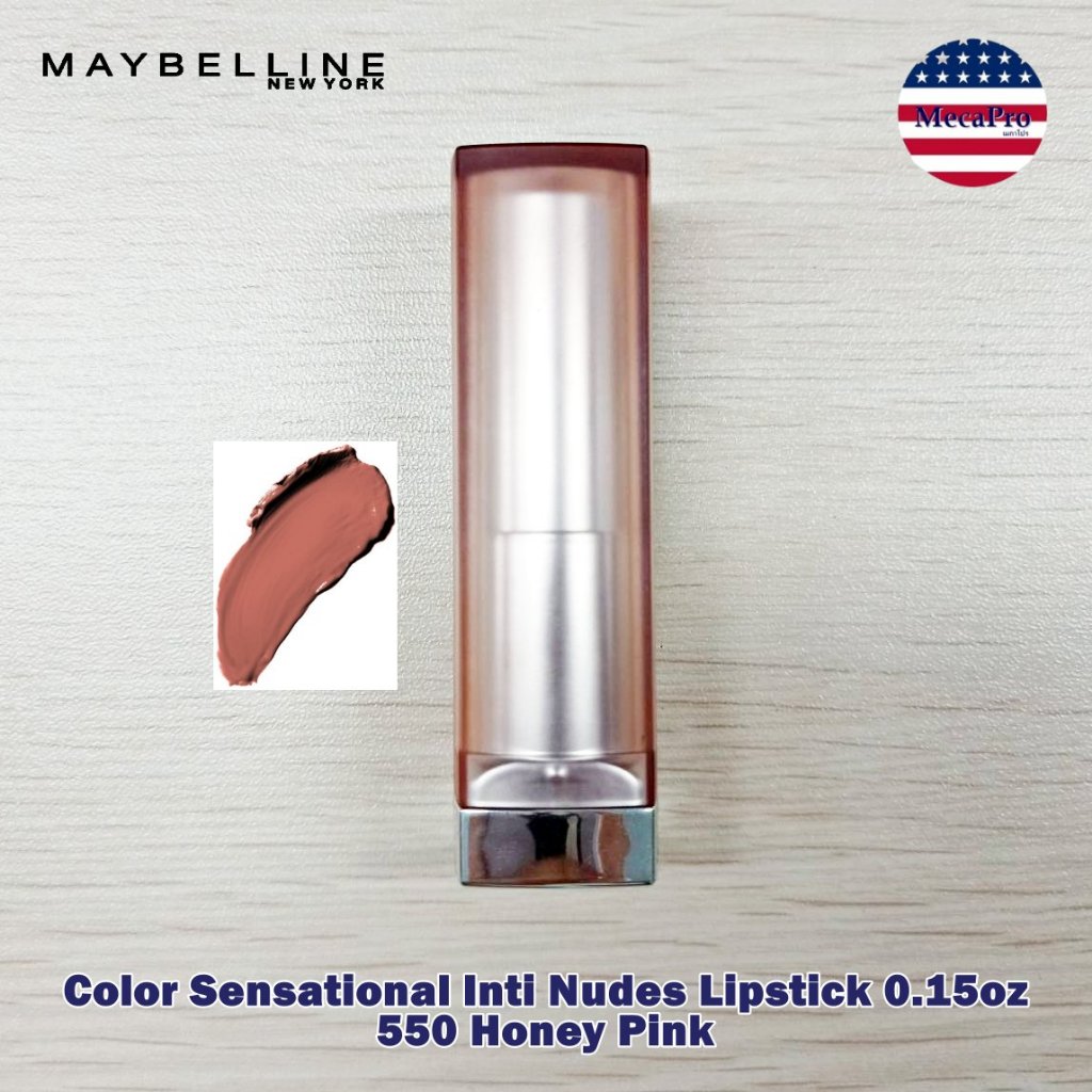 Color Sensational Inti Nudes Lipstick 0.15oz, 550 Honey Pink ลิปสติก ...