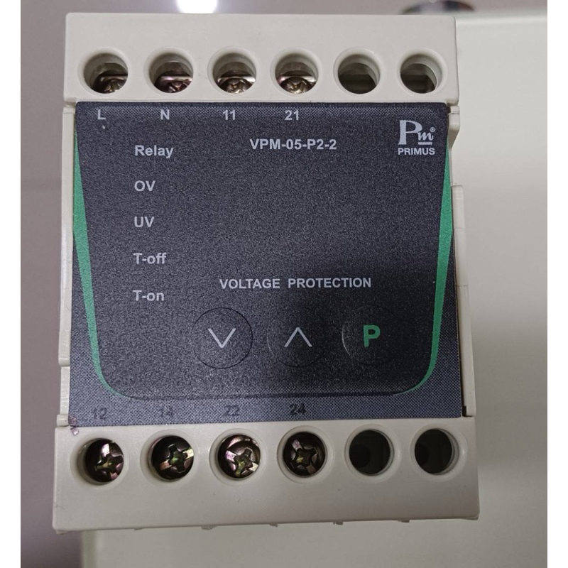 VPM-05-P2-2 220VAC 1P/2W DIGITAL PROTECTION RELAY ใช้สำหรับป้องกันไฟตก ...