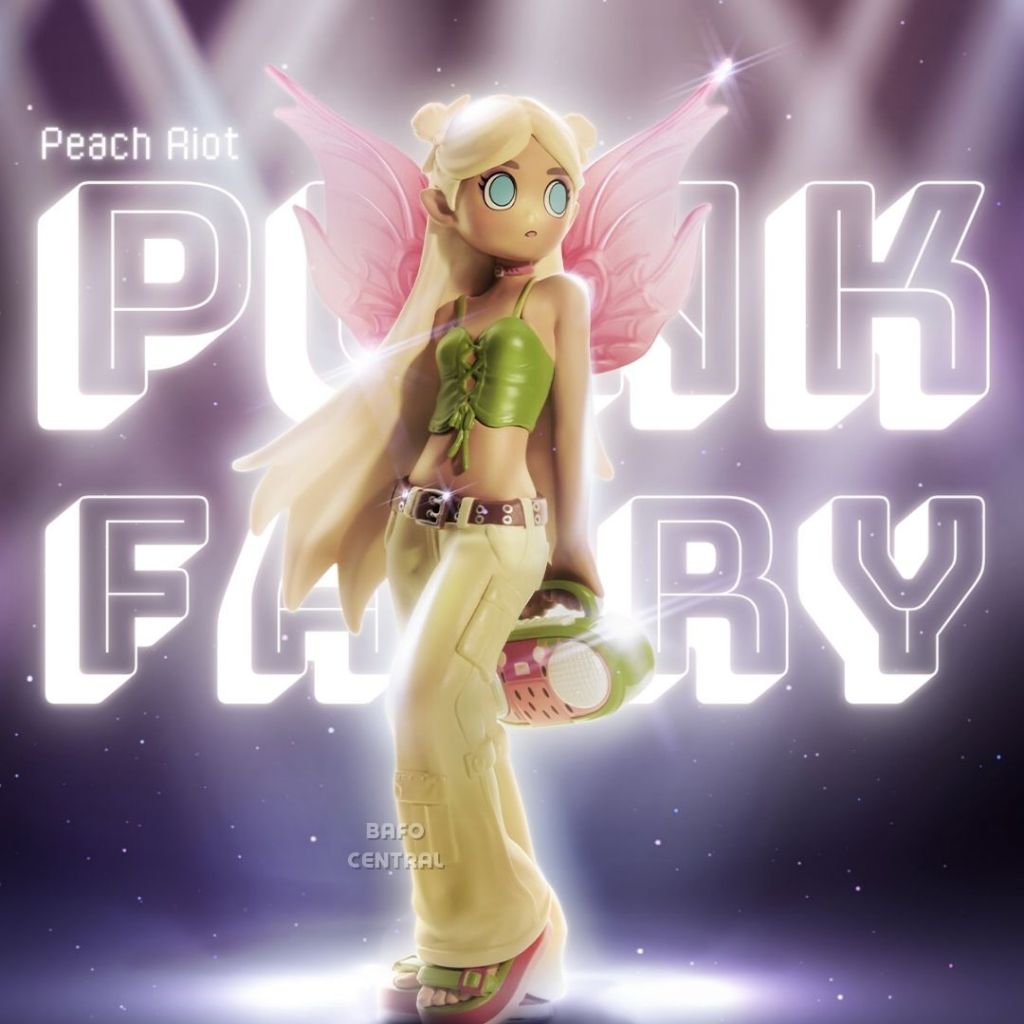 Live 20.00 ** Peach Riot Punk Fairy [พร้อมสุ่ม] กล่องสุ่ม POP MART ...