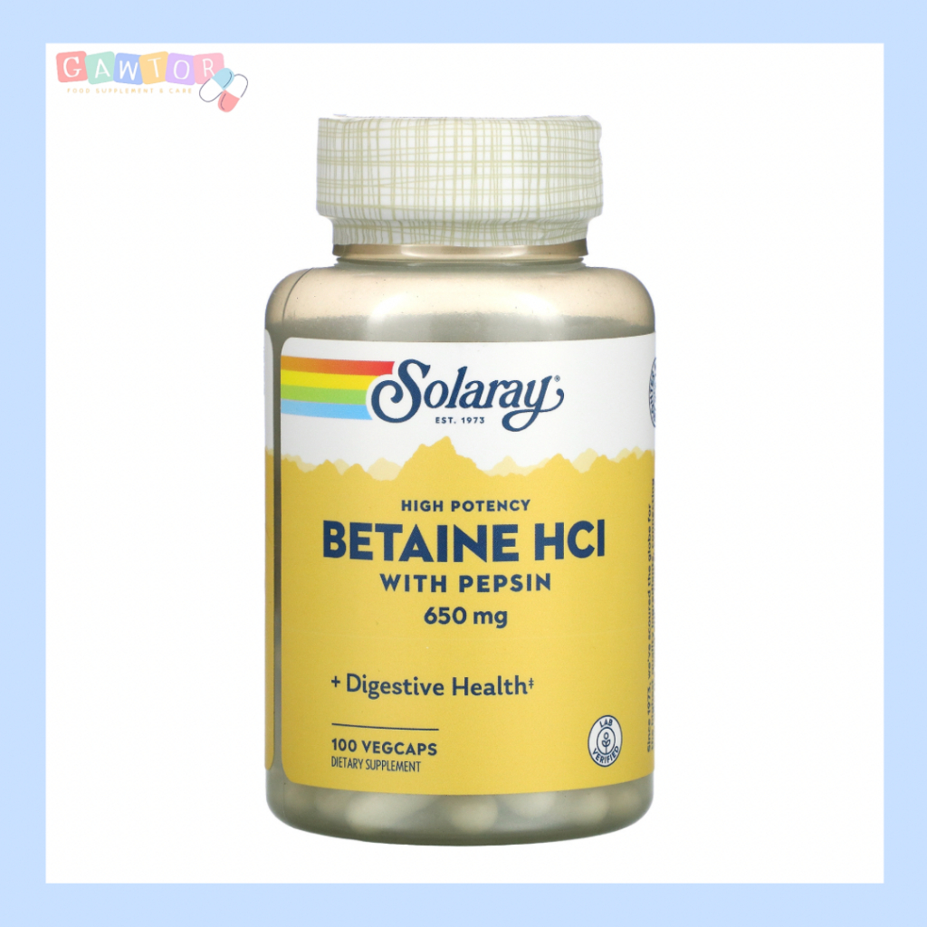 เพปซิน ( HCL with Pepsin ) ชนิดแคปซูล ช่วยในการย่อยอาหาร Digestive ...