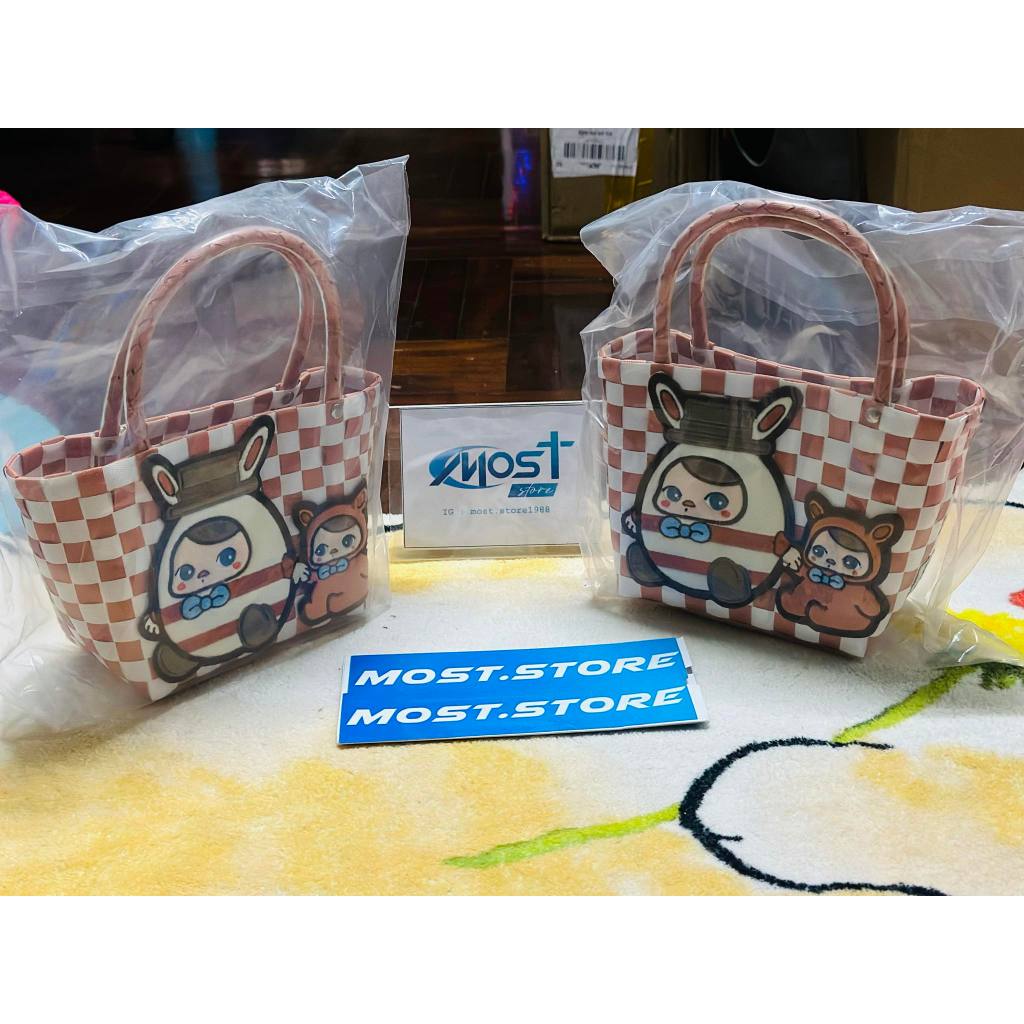 กระเป๋า Pucky Woven Basket สินค้าแท้จาก Popmart พร้อมส่ง จากไทย ...