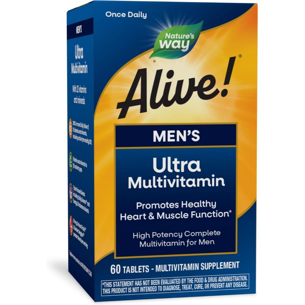 Nature's Way Alive! Men's Ultra Potency Complete Multivitamin 60 ...