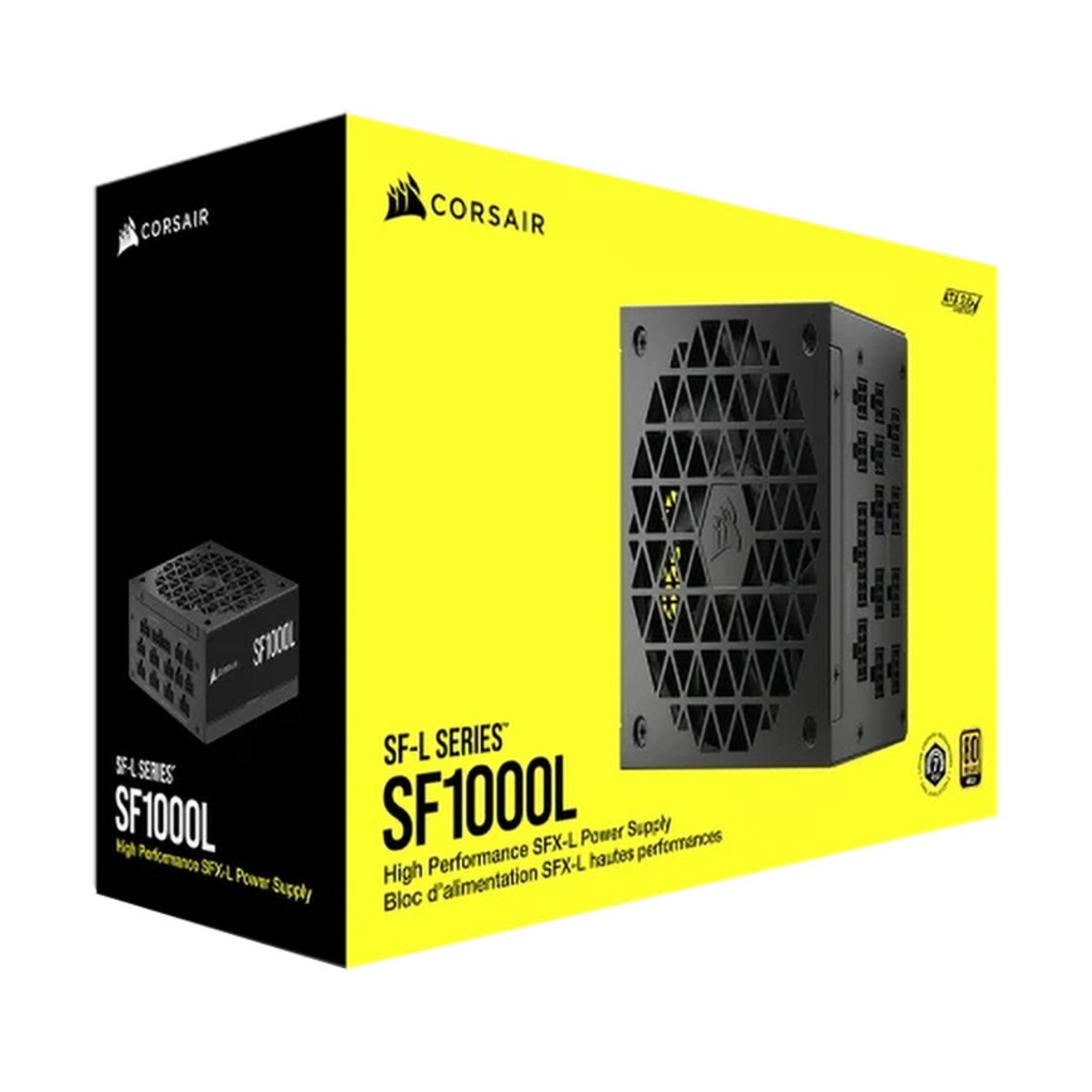 POWER SUPPLY (อุปกรณ์จ่ายไฟ) CORSAIR SF1000L 1000W (80+ GOLD) CP ...