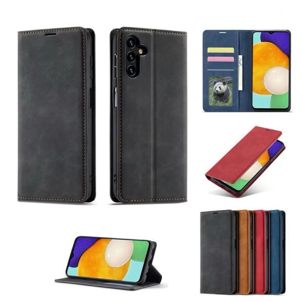 เคส ฝาพับ สำหรับ Samsung A06 A16 A55 A35 A25 A15 A24 A54 A34 A05 A05S A04S A13 5G S23FE A14 ...
