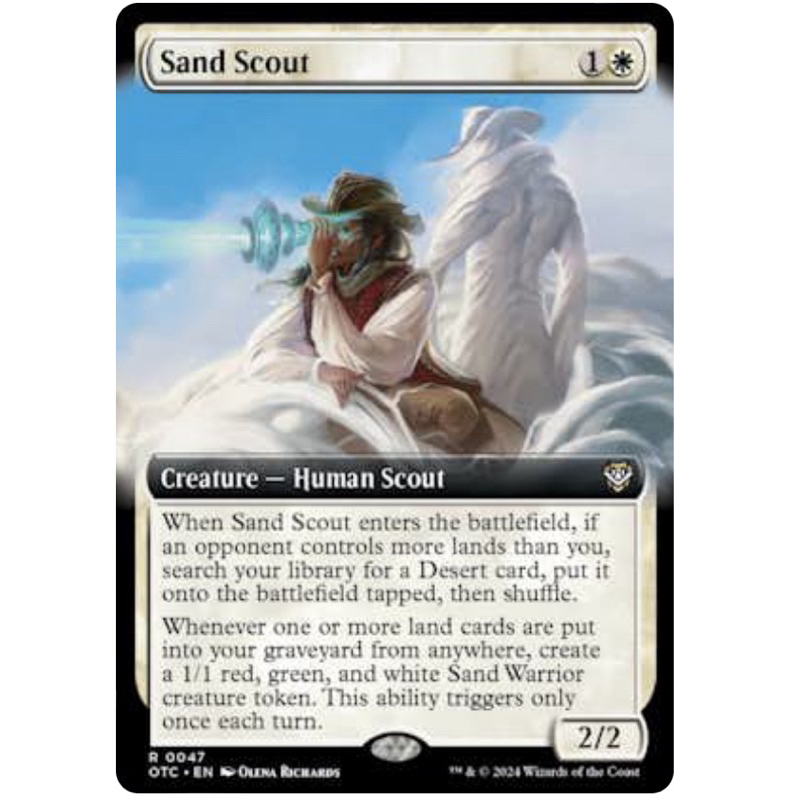 Outlaws of Thunder Junction Commander Decks Variants: Sand Scout (0047 ...