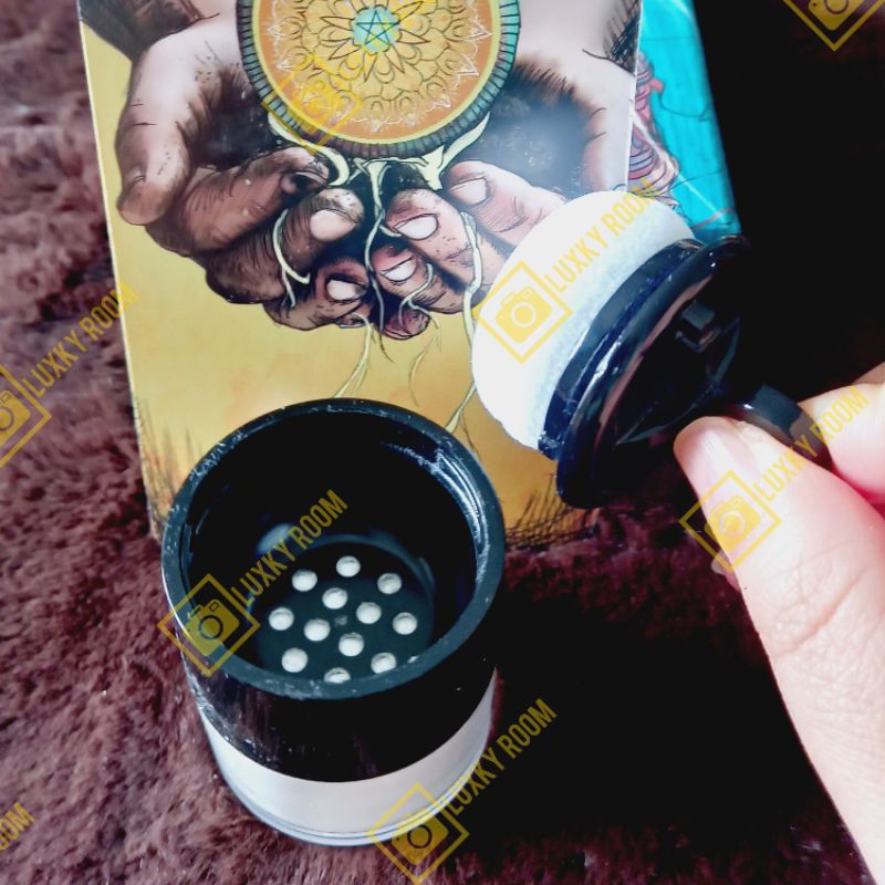 แป้งทาไพ่ ตลับใหม่ พัฟหนา (fanning powder) สำหรับไพ่ยิปซี ไพ่ทาโรต์ ไพ่ ...