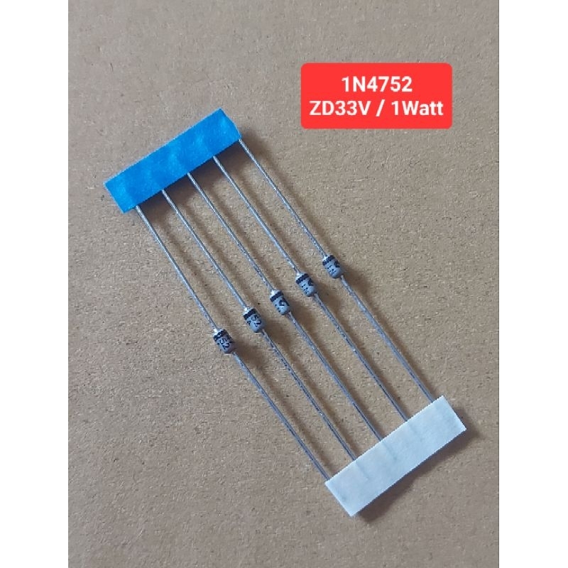 1N4752 ZD33Volt / 1Watt (ห่อละ10ตัว)(ราคาห่อละ) | Shopee Thailand