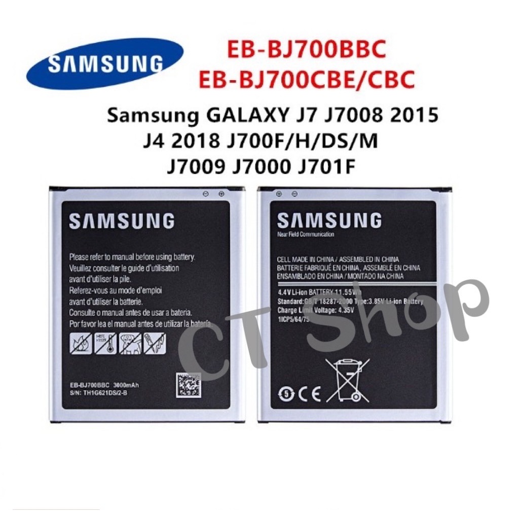 แบตแท้ Battery For Samsung Galaxy J7 CORE J7core SM-J700H/DS SM-J701FDS ...