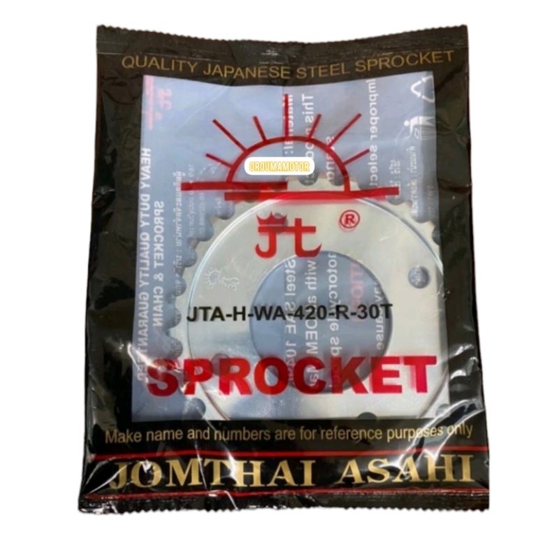 สเตอร์หลัง WAVE-125 ตราพระอาทิตย์ 420 มีหลายเบอร์ให้เลือก 30T, 31T, 32T, 33T, 34T, 35T, 36T ใช้ ...