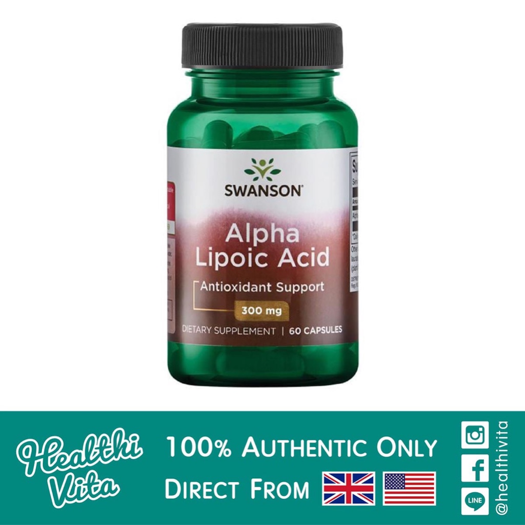 Swanson Ultra Alpha Lipoic Acid 300 mg. / 60 Caps EXP. 08/26 | Shopee ...