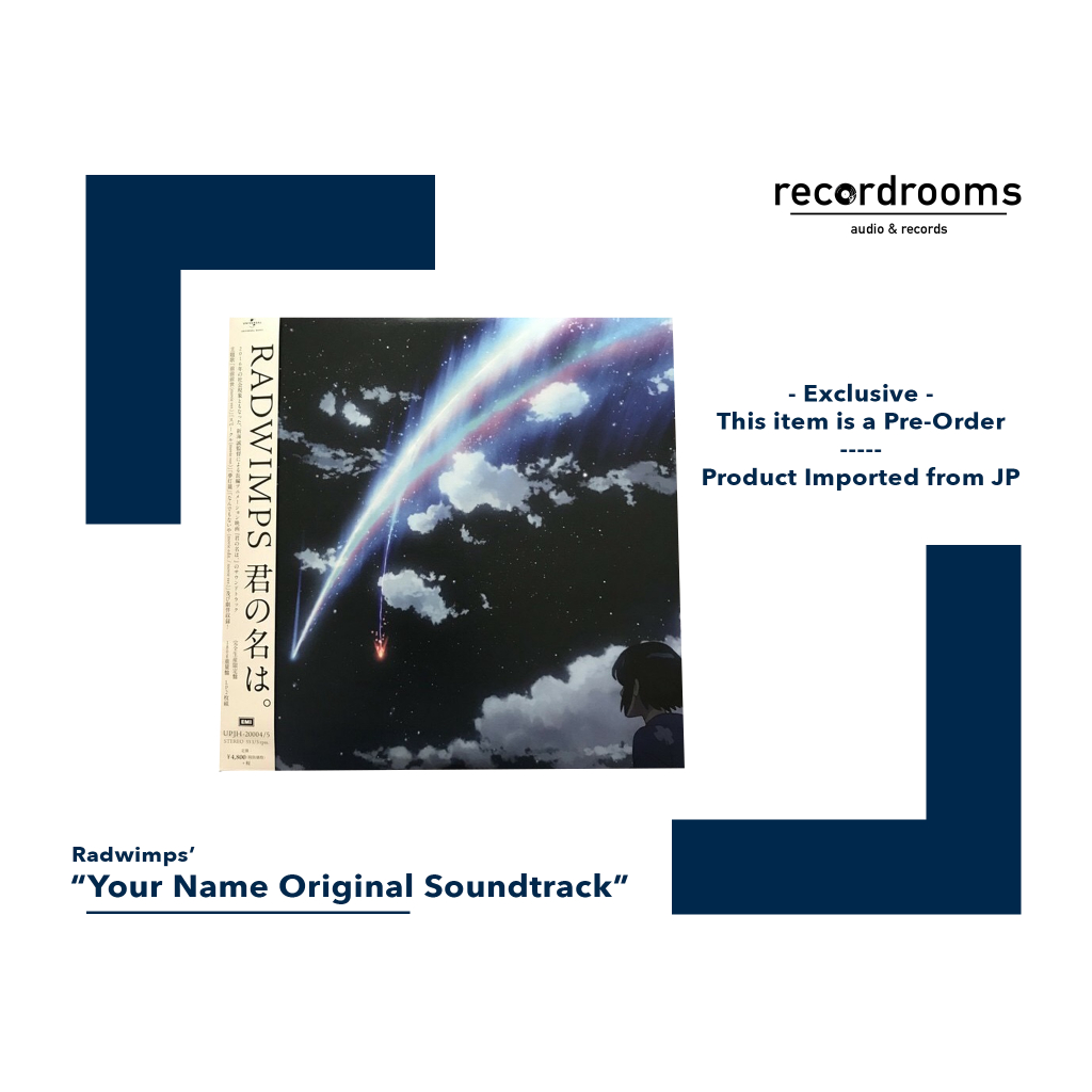 [Pre-Order] แผ่นเสียง RADWIMPS - Your Name OST. (Limited Edition, 2017 ...