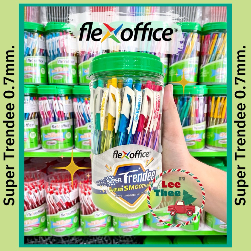 ปากกา Flex office 0.7มม. (50ด้าม) Super Trendee | Shopee Thailand