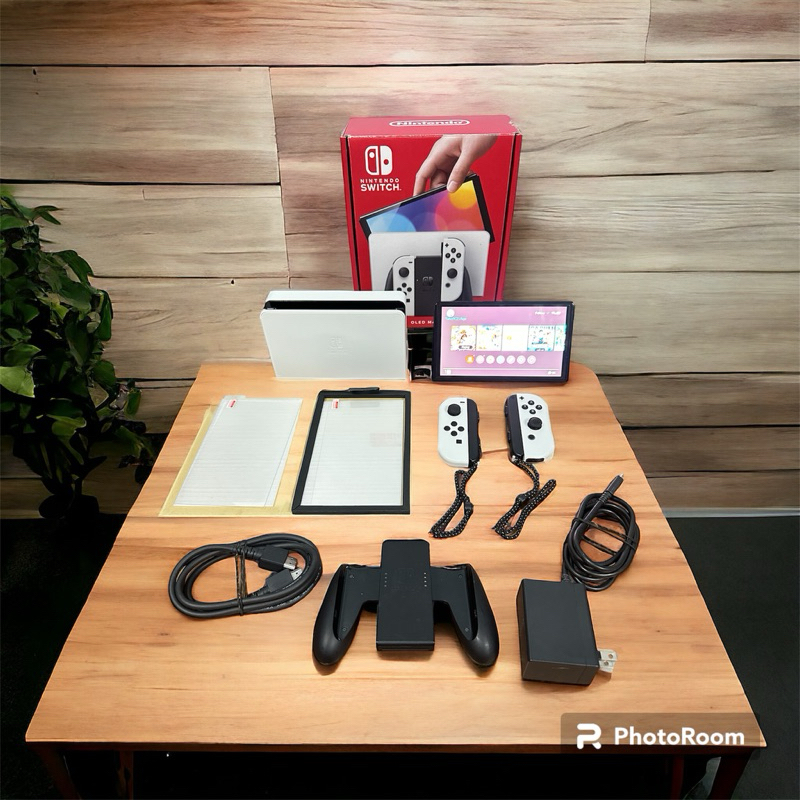 เครื่อง Nintendo Switch OLED Model + เมม 120GB อุปกรณ์ครบกล่อง [มือ2 ...