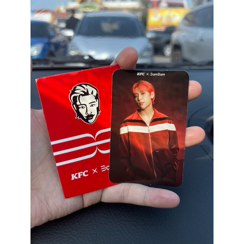 การ์ดแบมแบม KFC x BAMBAM โฟโต้การ์ดแบมแบม | Shopee Thailand