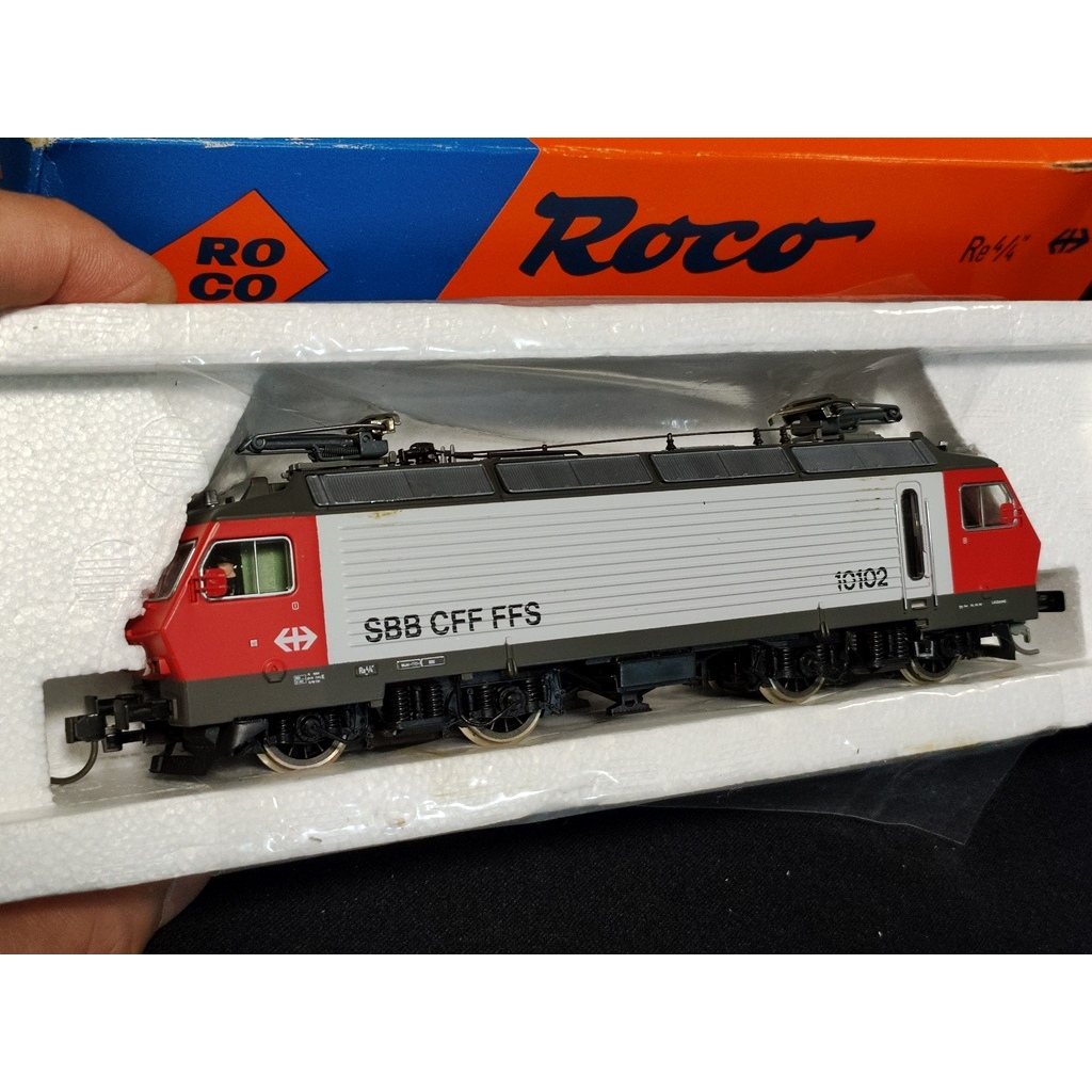โมเดลรถไฟ HO สเกล หัวรถจักร หัวลาก Roco SBB CFF FFS Locomotive Model ...