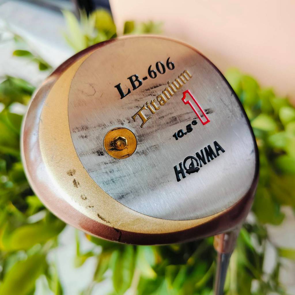 Driver HONMA LB606 พรีเมี่ยมญี่ปุ่น มีหมุดถ่วง วางน้ำหนักไว้ดี ตีง่ายๆ ก้าน TITANIUM ระดับสองดาว ...