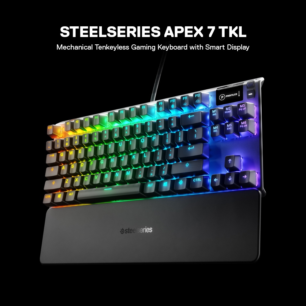 SteelSeries Apex 7 TKL Mechanical Gaming Keyboard คีบอร์ดเกมมิ่งแมคคานิ ...