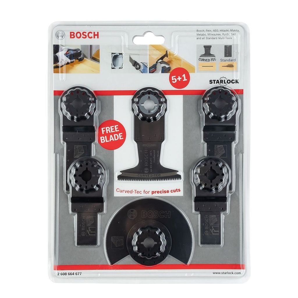BOSCH ชุดใบมัลติทูล6ชิ้น รุ่น 2608664677 ของแท้100% | Shopee Thailand