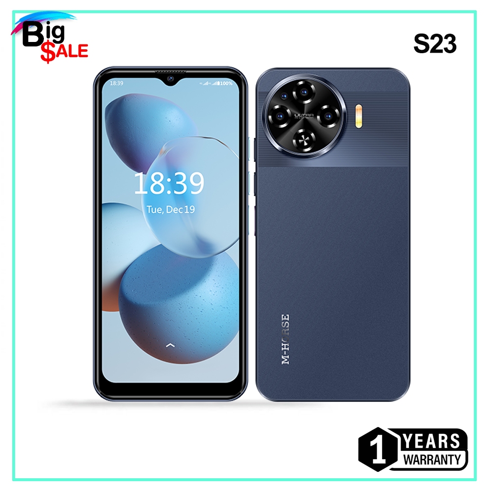 m-horse รุ่น S23 สมาร์ทโฟน 6.6นิ้ว แรม4GB รอม64GB สแกนนิ้วมือใช้ธนาคารได้ ประกันศูนย์ไทย1ปี ส่ง ...