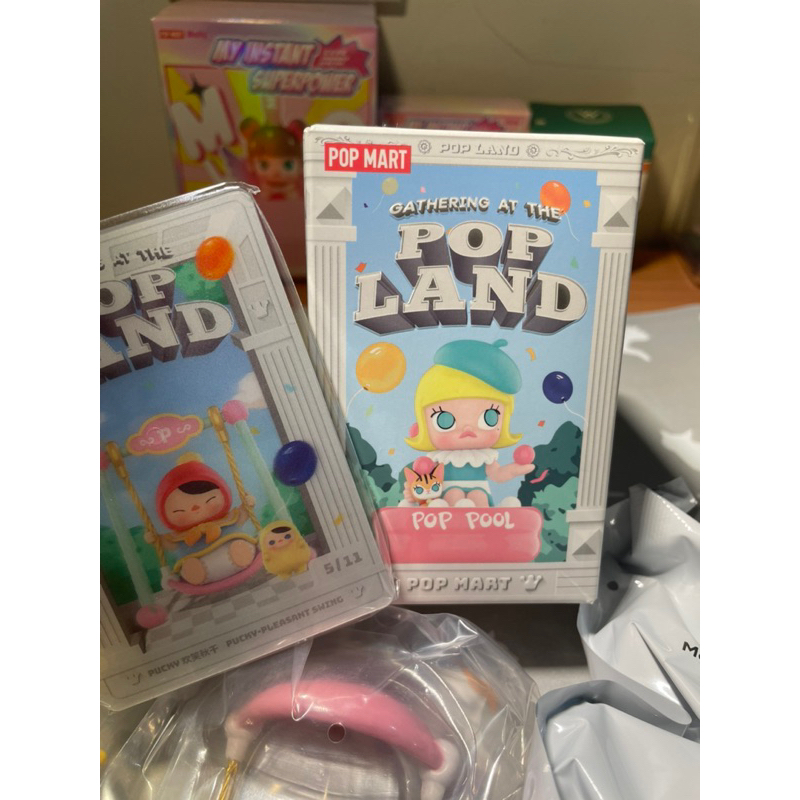 พร้อมส่ง Pop mart คอลเลคชั่น Gathering at the Pop land แกะเช็คการ์ด ...