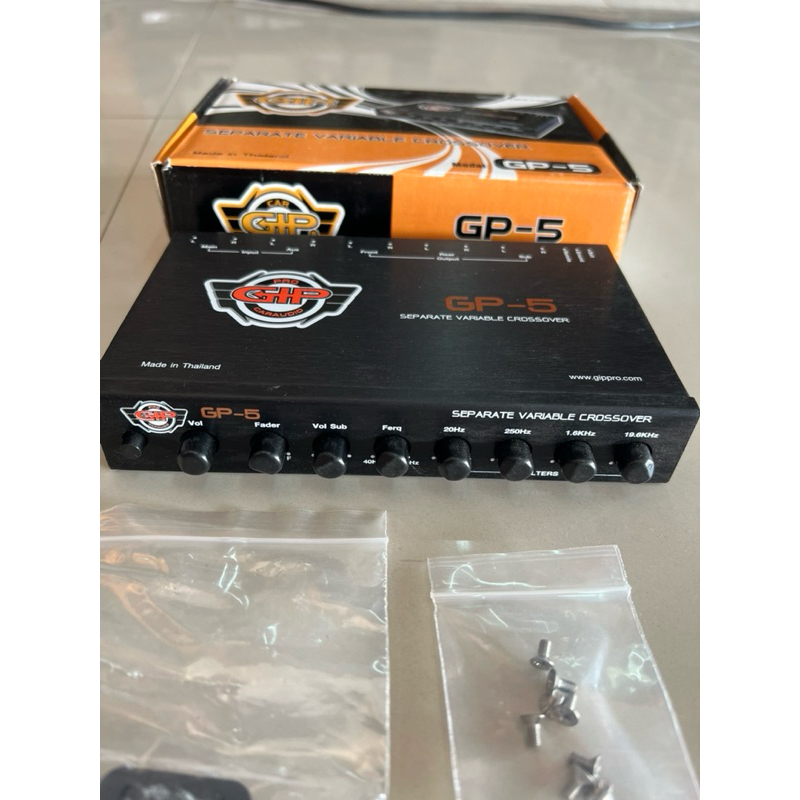 2550บาท ปรี 4แบนด์ ยี่ห้อ GIP AUDIO รุ่น GP-5 ปรีติดรถยนต์เสียงเพราะ ...