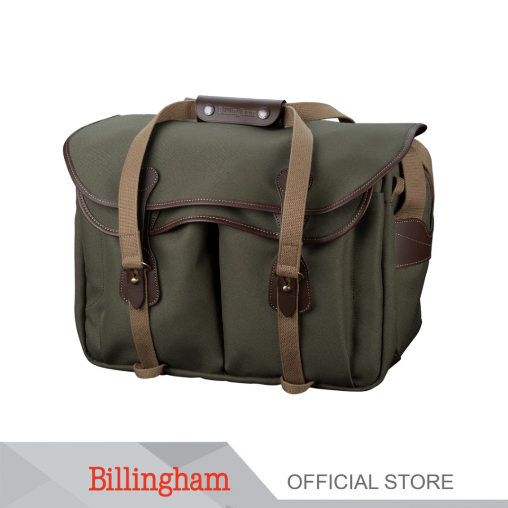 Billingham รุ่น 445 MKII สี Sage FibreNyte / Chocolate Leather | Shopee ...