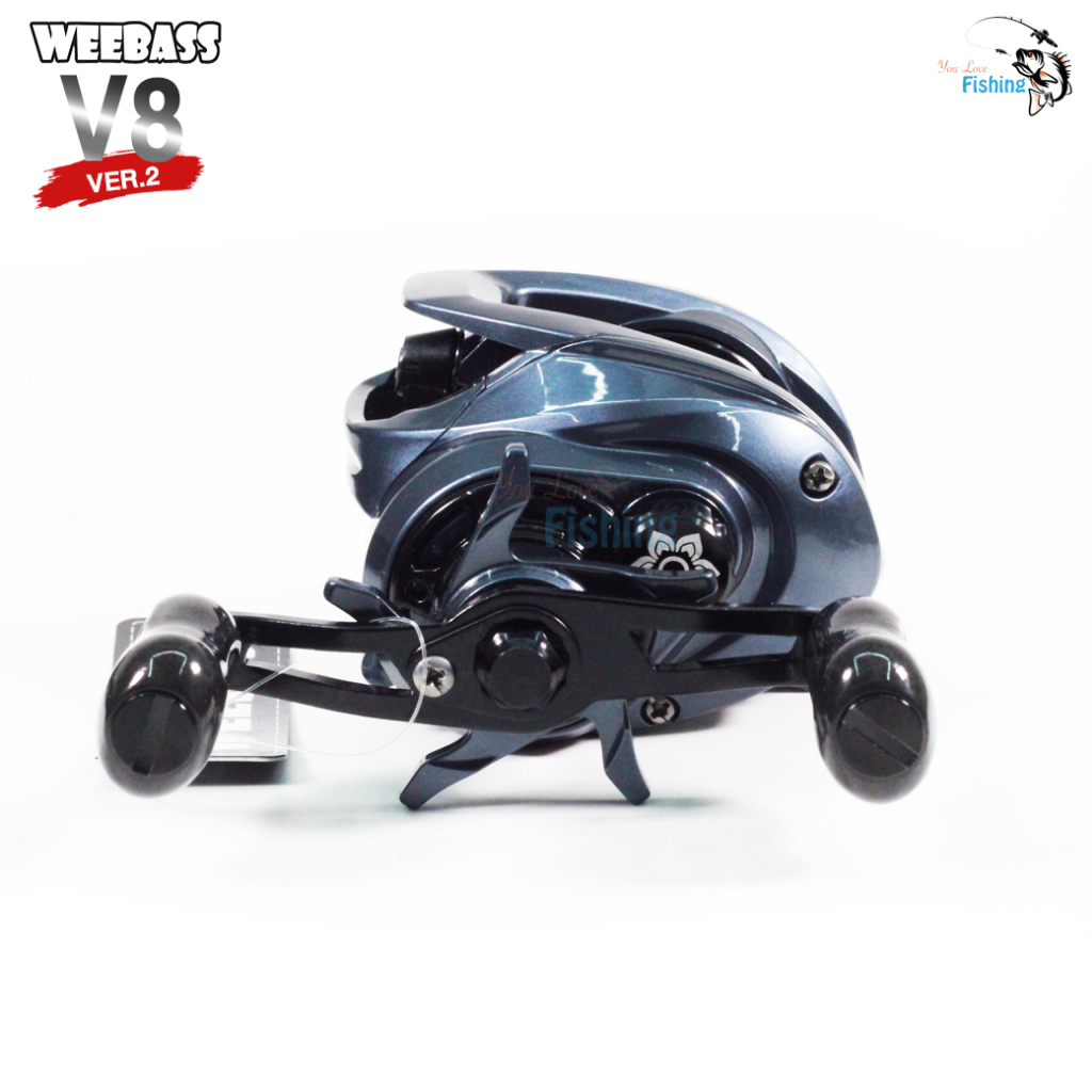 รอกหยดน้ำ WEEBASS V8 .Ver2 อัปเกรดใหม่ล่าสุด! รอกหน่วงคุมฟู่ 2 ระบบ เหมาะสำหรับงานตีเหยื่อปลอม ...