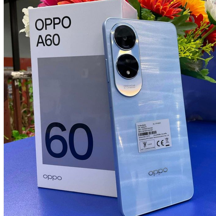 OPPO A60 Ram8GB+Rom256GB จอ 6.67 กล้อง 50 MP ชาร์จไว 45W แบตเตอรี่ ...
