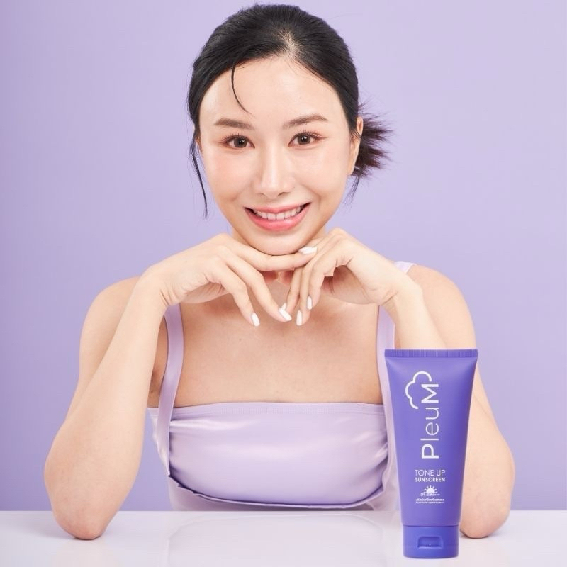 PleuM Tone Up Sunscreen กันแดดโทนอัพ - ปริมาณสุทธิ 120 กรัม | Shopee Thailand