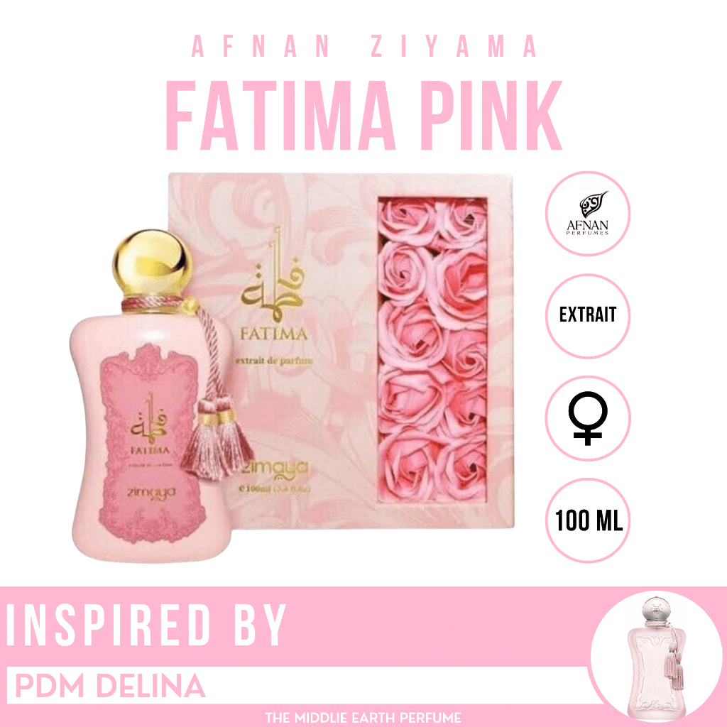 น้ำหอม Afnan Ziyama fatima Pink ขนาด 100 ml ติดทน หอมนาน ของแท้100% ...