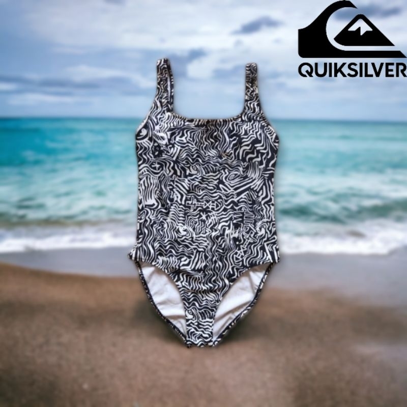 ของแท้...Quiksilver woman ชุดว่ายน้ำ ผ้านิ่ม เนื้อผ้าผลิตจากเส้นใย ...