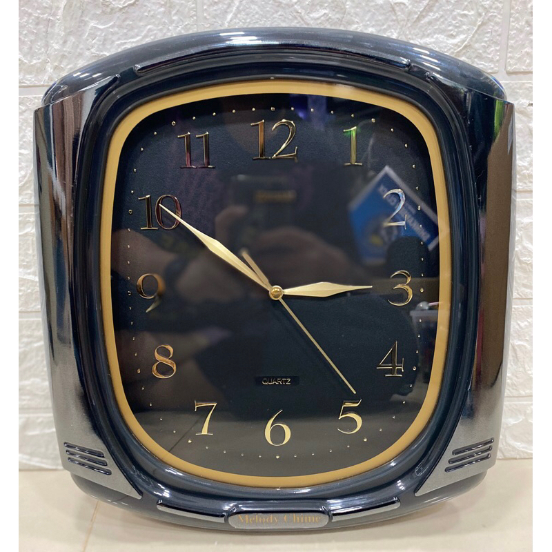 นาฬิกาแขวน Maruman จอกระจก บอดี้พลาสติก นาฬิกามือสองจากญี่ปุ่น นาฬิกา ...