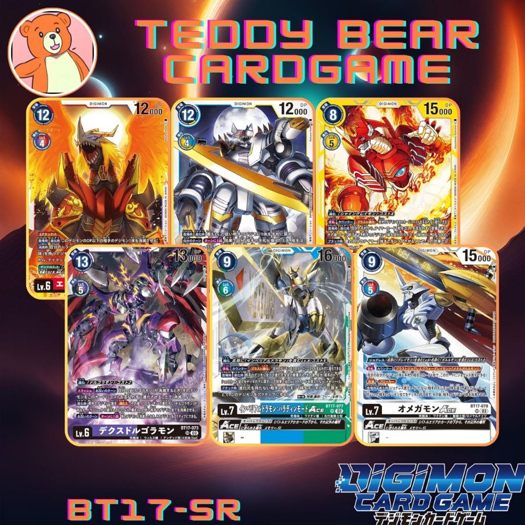 Digimon Card Game BT17: Secret Crisis Single Card (SR) | Shopee Thailand