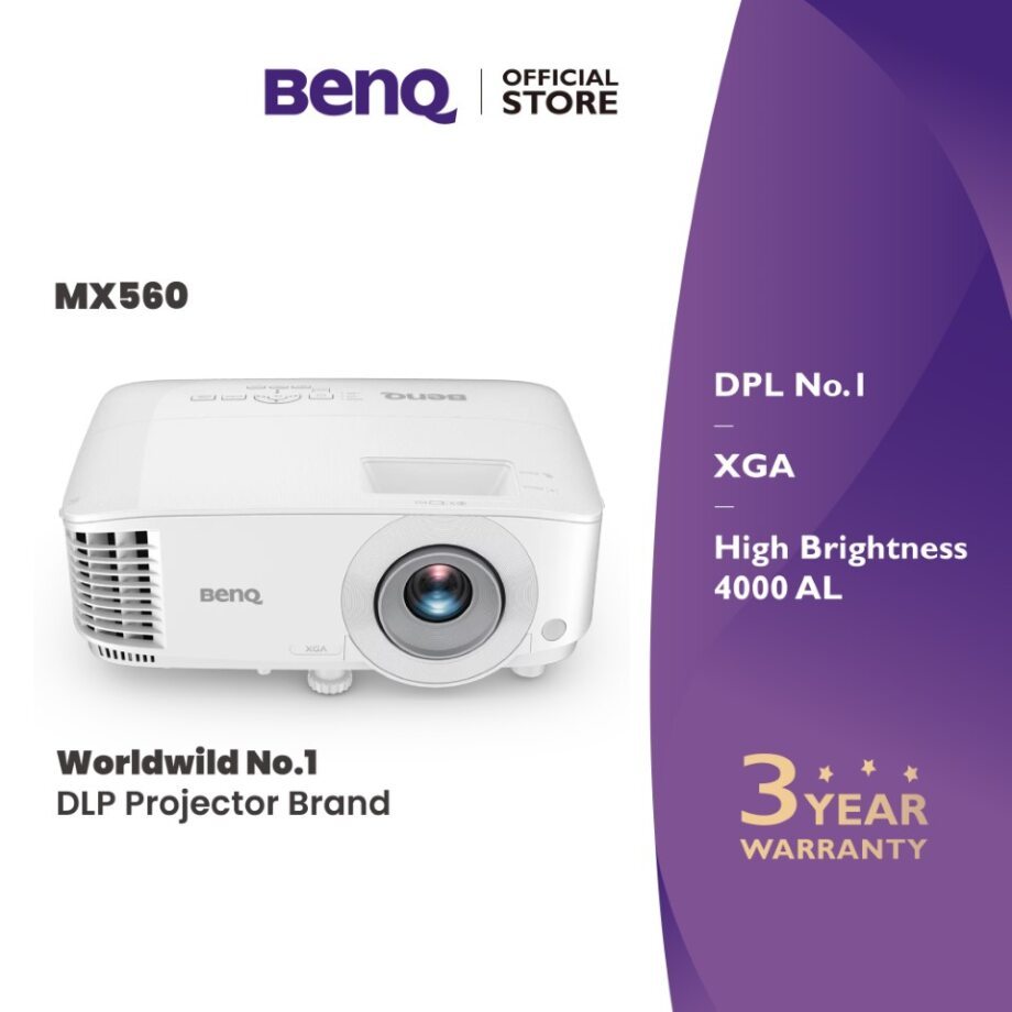 BenQ MX560 4000lms XGA Meeting Room Projector (โปรเจคเตอร์สำนักงาน) | Shopee Thailand