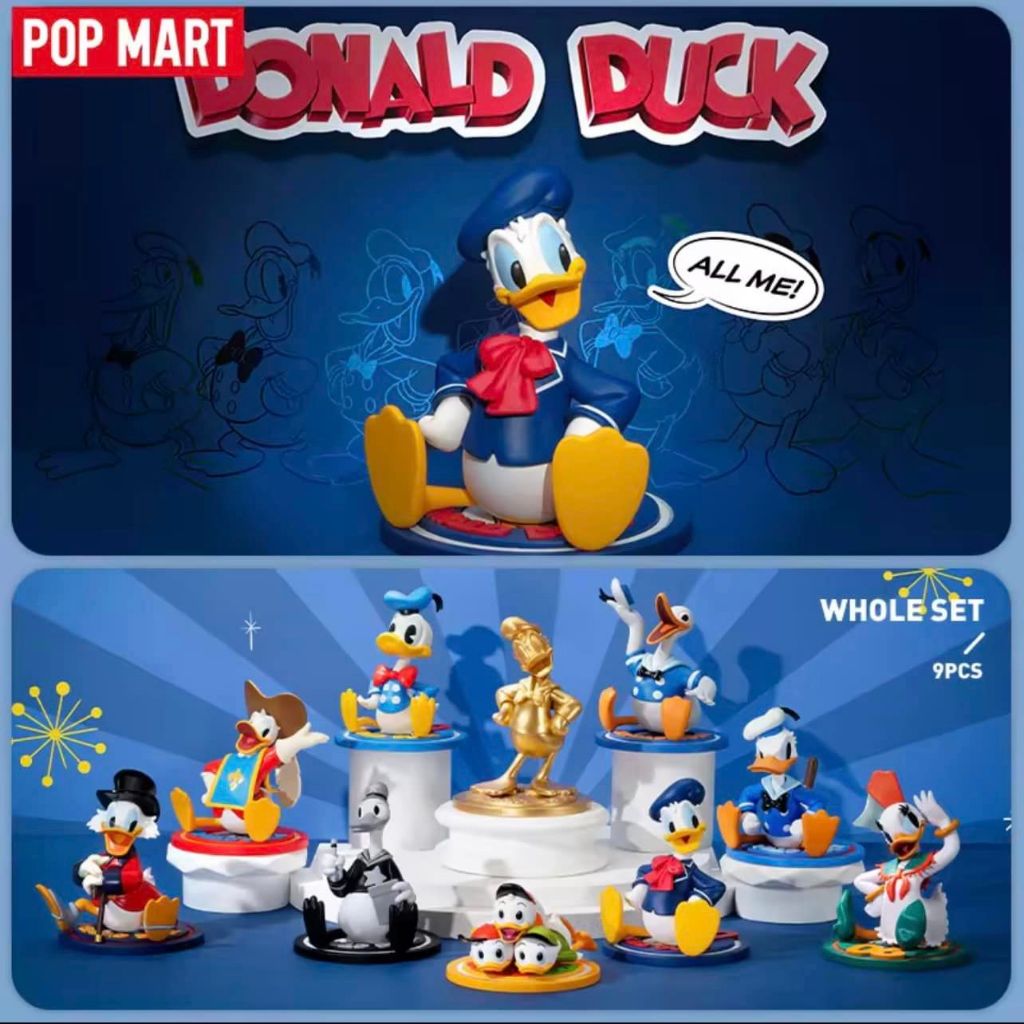 พร้อมส่ง!! POP MART Disney Donald Duck 90th Anniversary Series Figures ...