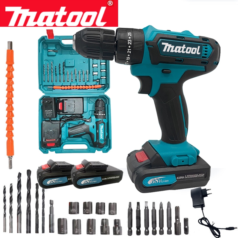 Matool บล็อกแบต 18V ประแจไฟฟ้า แบต 2ก้อน บล็อกไฟฟ้า บล็อคไร้สาย 520 N.M Brushless Cordless ...