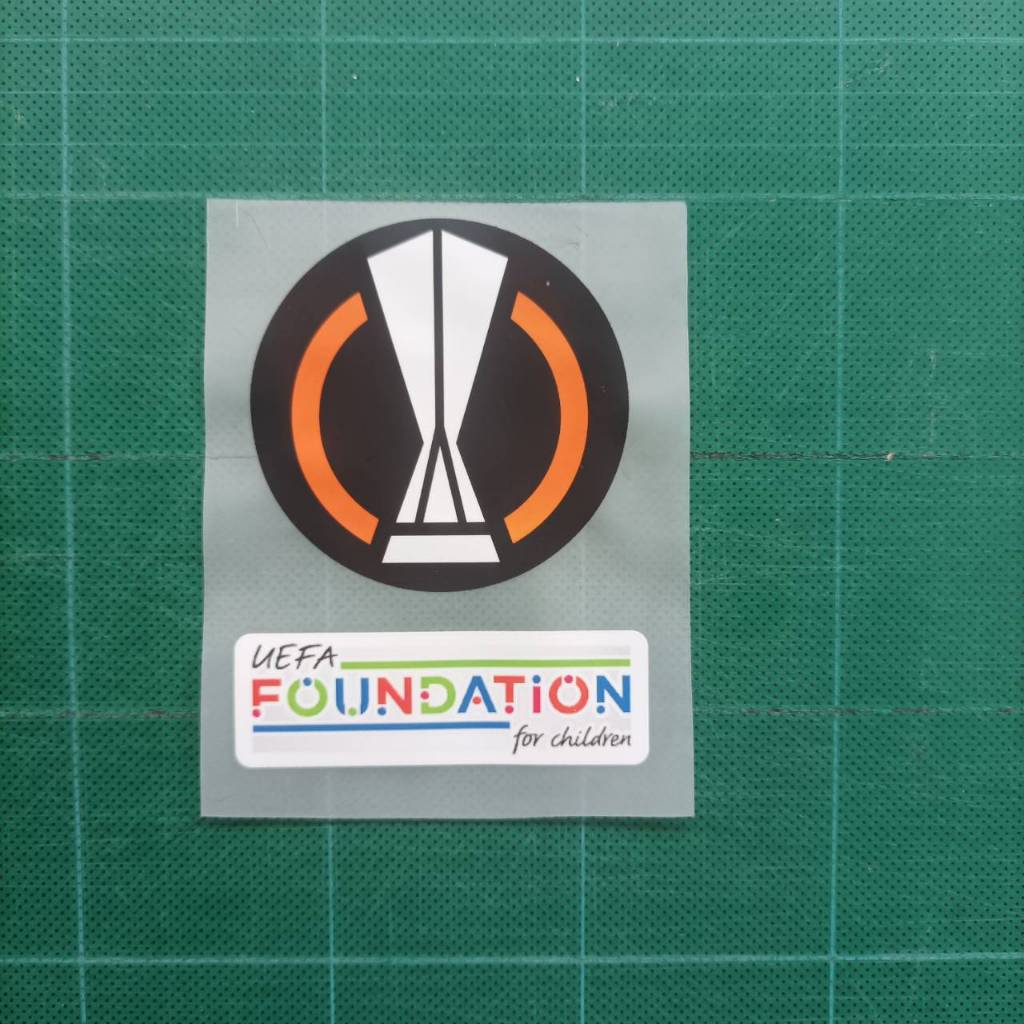 อาร์ม ติดเสื้อบอล ยูฟ่า ยูโรป้าลีก แบบเฟลกซ์ UEL Patch Badge 2021-24 ...