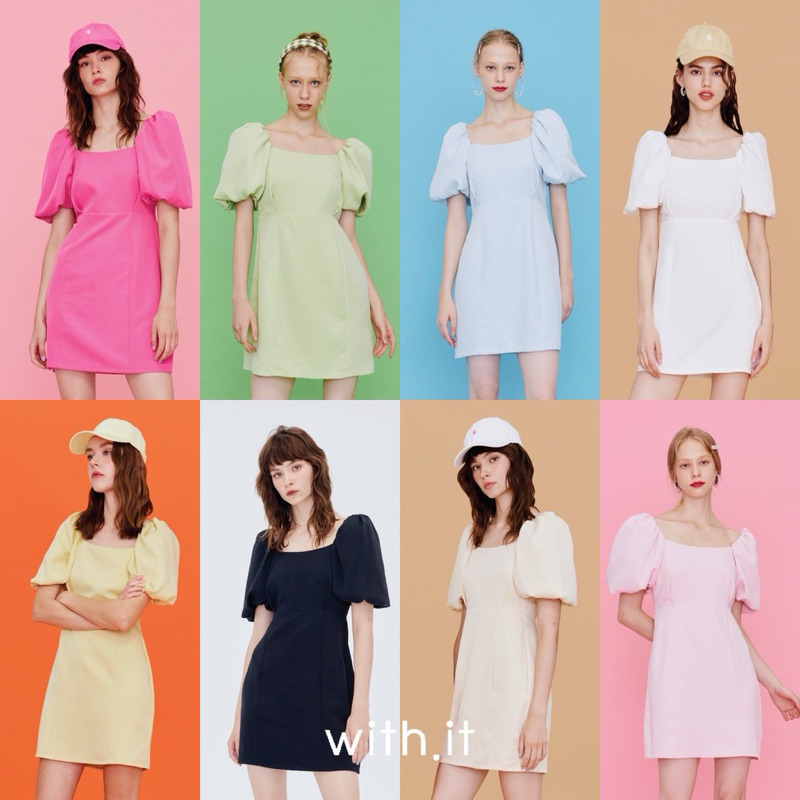 เดรสสั้นวิทอิท.with.it.store | Shopee Thailand