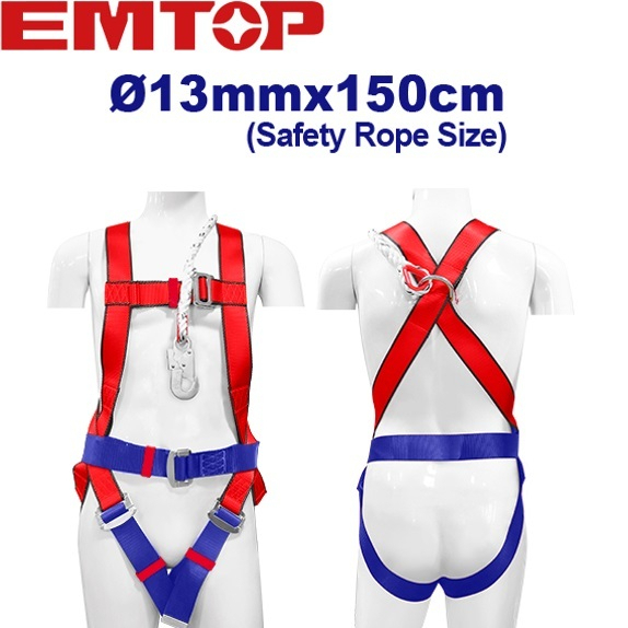 EMTOP เข็มขัดนิรภัย แบบเต็มตัว สายรัดกว้าง 50 มม. รุ่น ESHS15001 ...