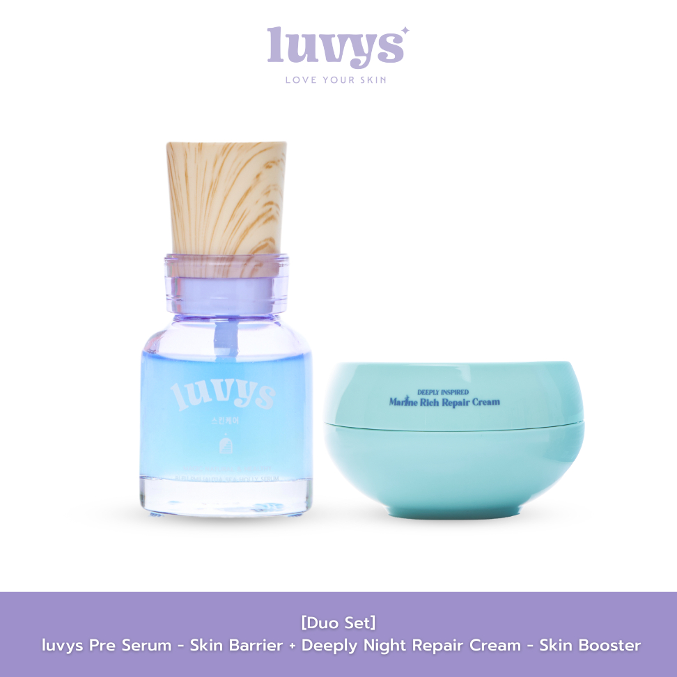 [Duo Set] luvys First Care 30mL. - Skin Barrier + Deeply Night Repair ...