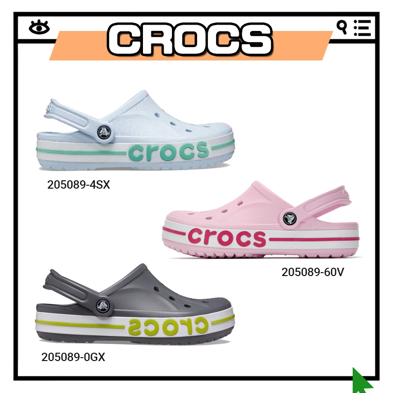 พร้อมส่ง ของแท้100% Crocs Bayaband Clog 205089-60V / 205089-0GX ...