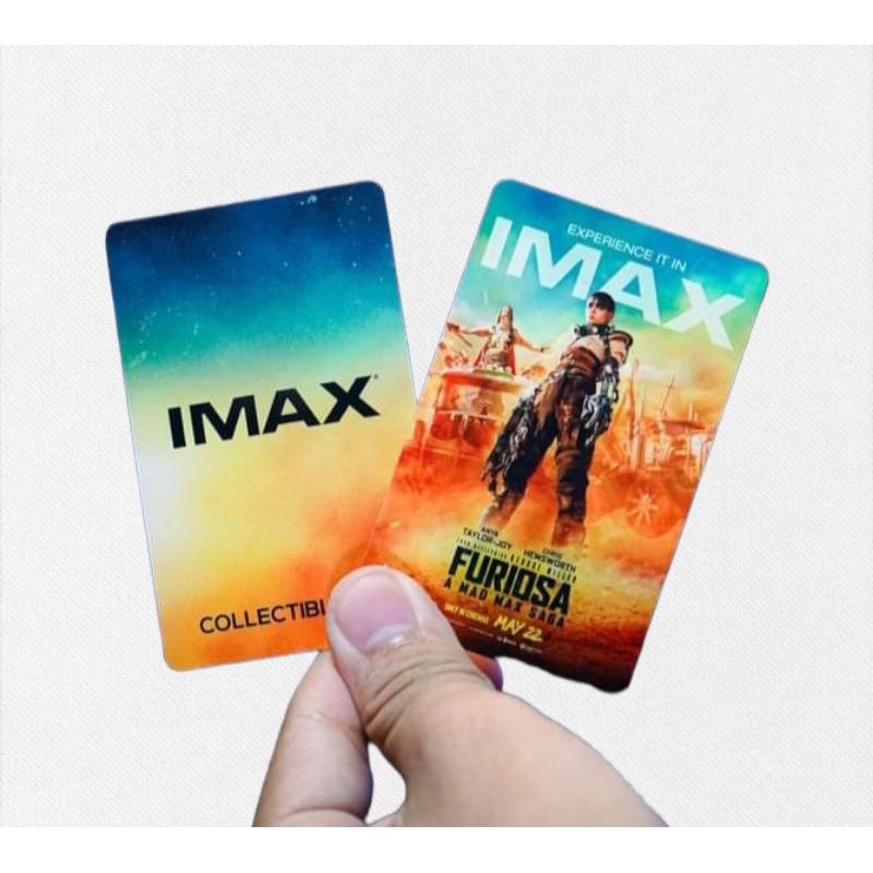 บัตรสะสม บัตรแข็ง IMAX Collectible Card Furiosa A Mad Max Saga ฟูริโอ ...
