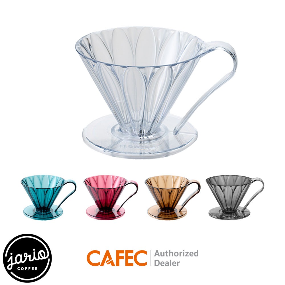 JARIO x CAFEC ดริปเปอร์ Flower Tritan CAFEC Flower Dripper Tritan ...